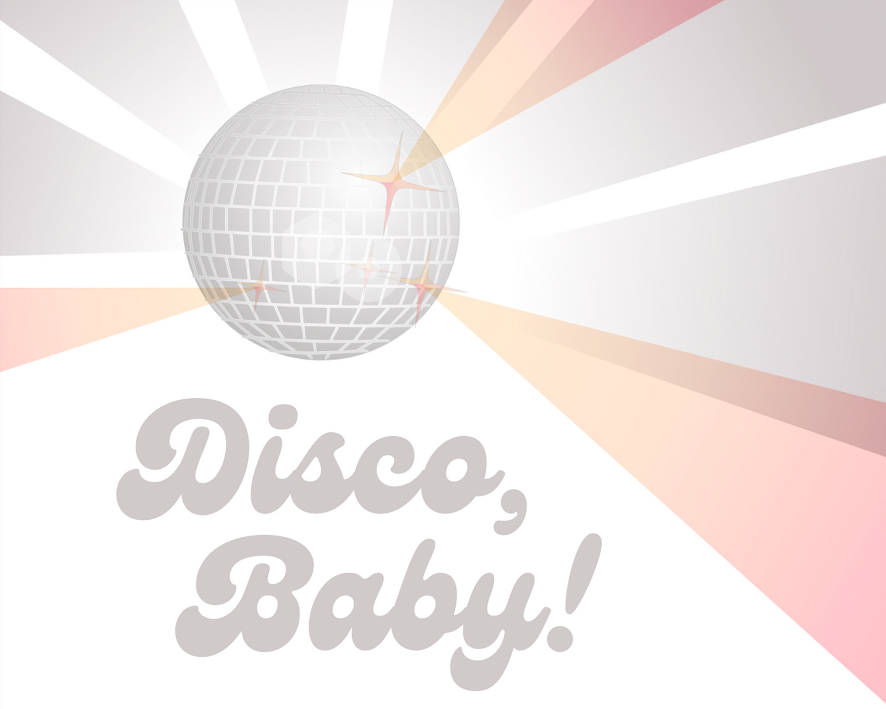 Disco Baby Shower Invitation. Unique Theme for a Shower, Party, or ...