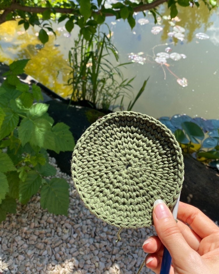 Crochet Circle PATTERN Pdf With Diagram Placemats, Coasters, Bag or ...
