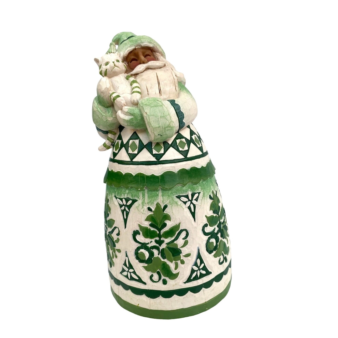 Jim Shore Christmas Santa Evergreen Heartwood Creek Enesco - Etsy