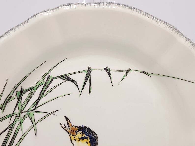 Gien Plate, Faiencerie De Gien, Gien Grands Oiseauxl le Canard No.19 ...