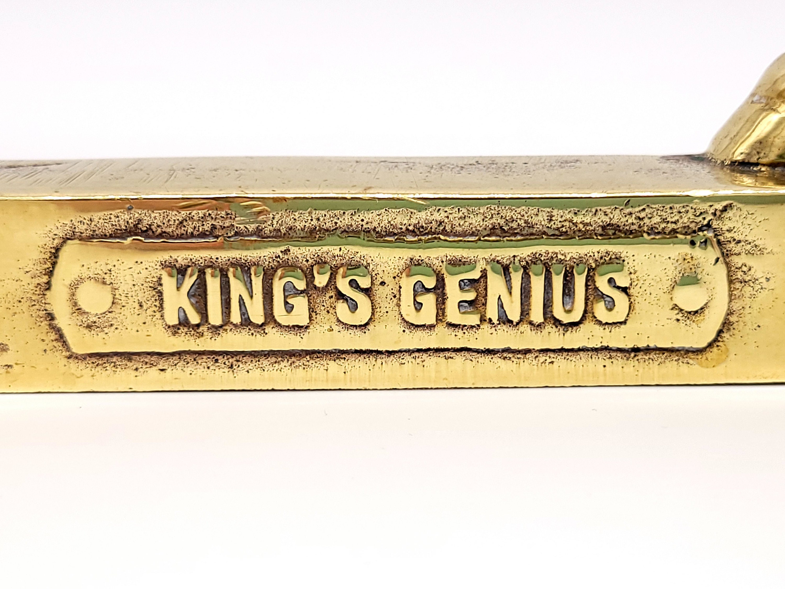 Vintage 1938 Kings Genius Saddlebred Horse Brass Doorstop, Calvin Roy ...