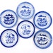 Antique Canton Porcelain Oriental Tea Set of 6, 19th Century Chinese ...