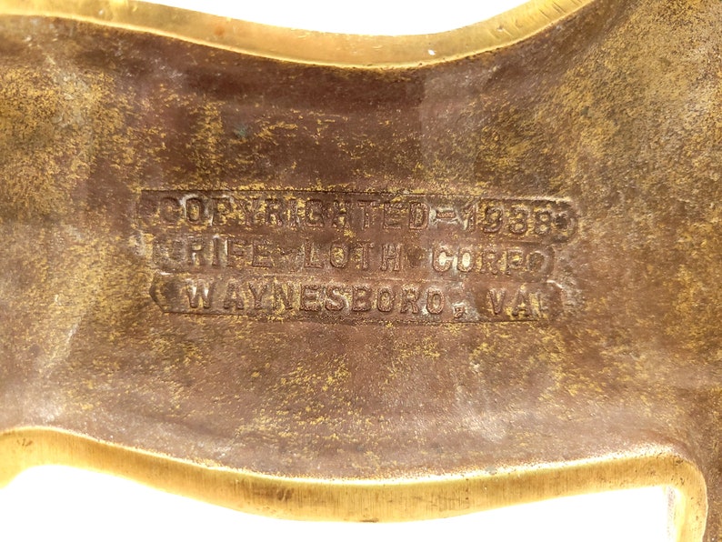 Vintage 1938 Kings Genius Saddlebred Horse Brass Doorstop, Calvin Roy ...