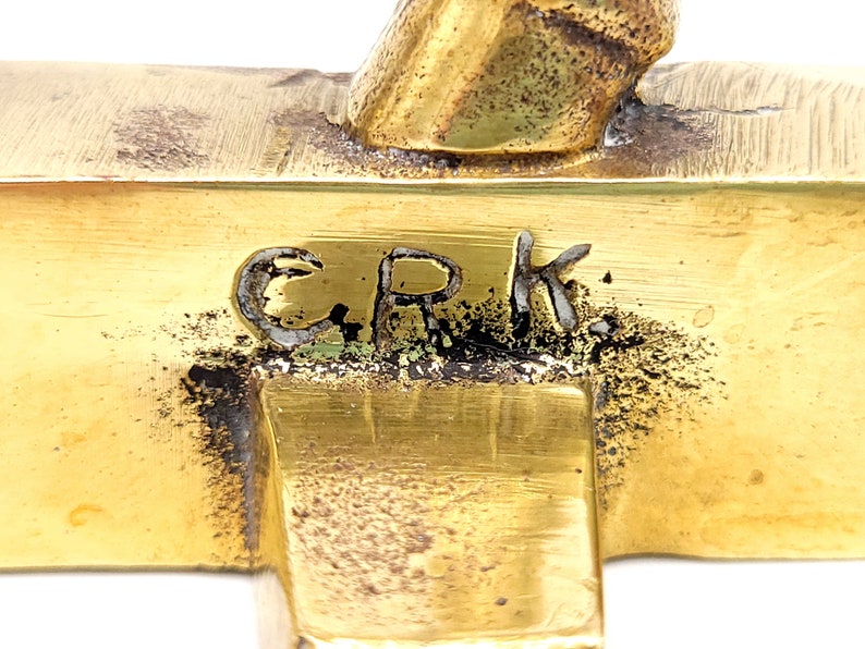 Vintage 1938 Kings Genius Saddlebred Horse Brass Doorstop, Calvin Roy ...