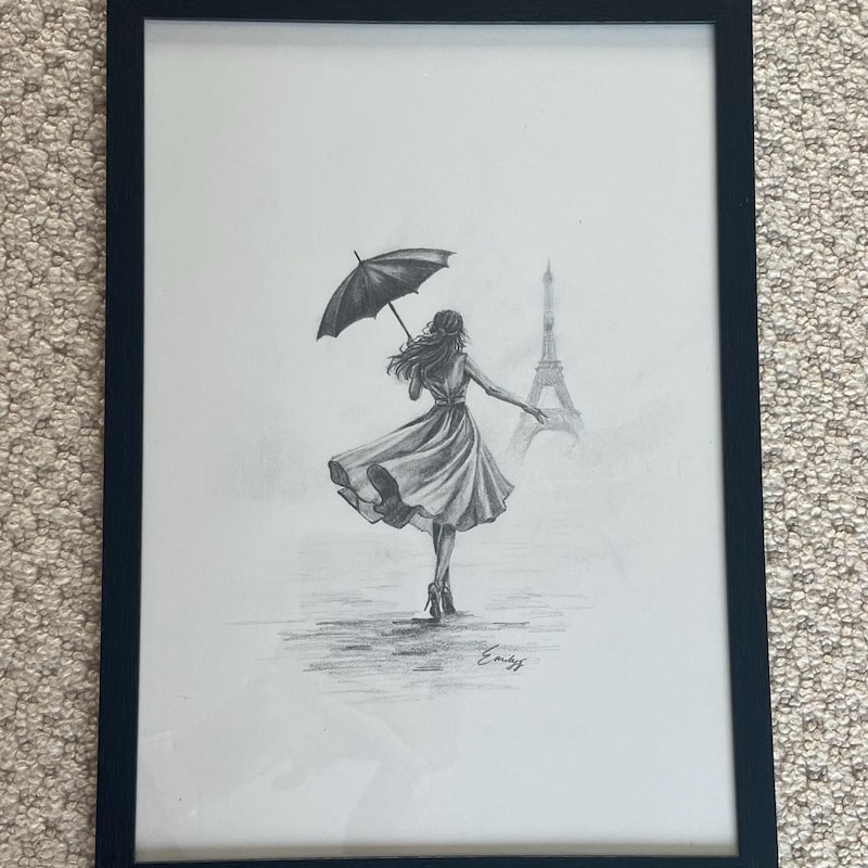 Original French Line Art - Etsy UK