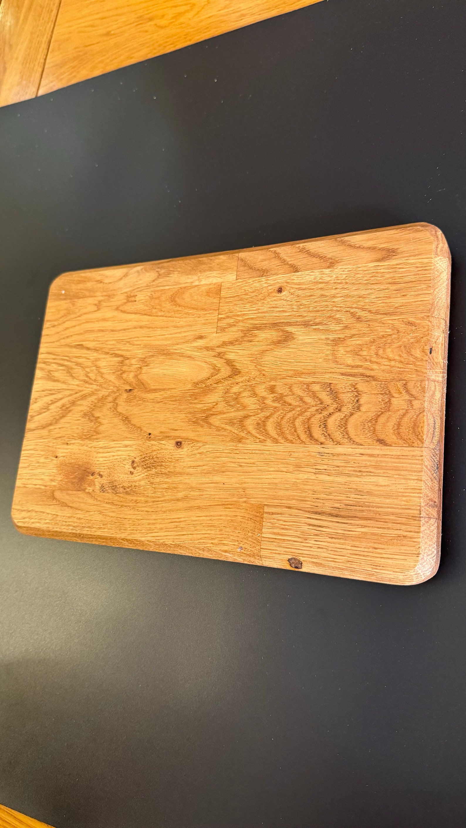 Solid Oak Serving Breakfast Board Personalised 30 X 20cm Gift Mums Tea ...