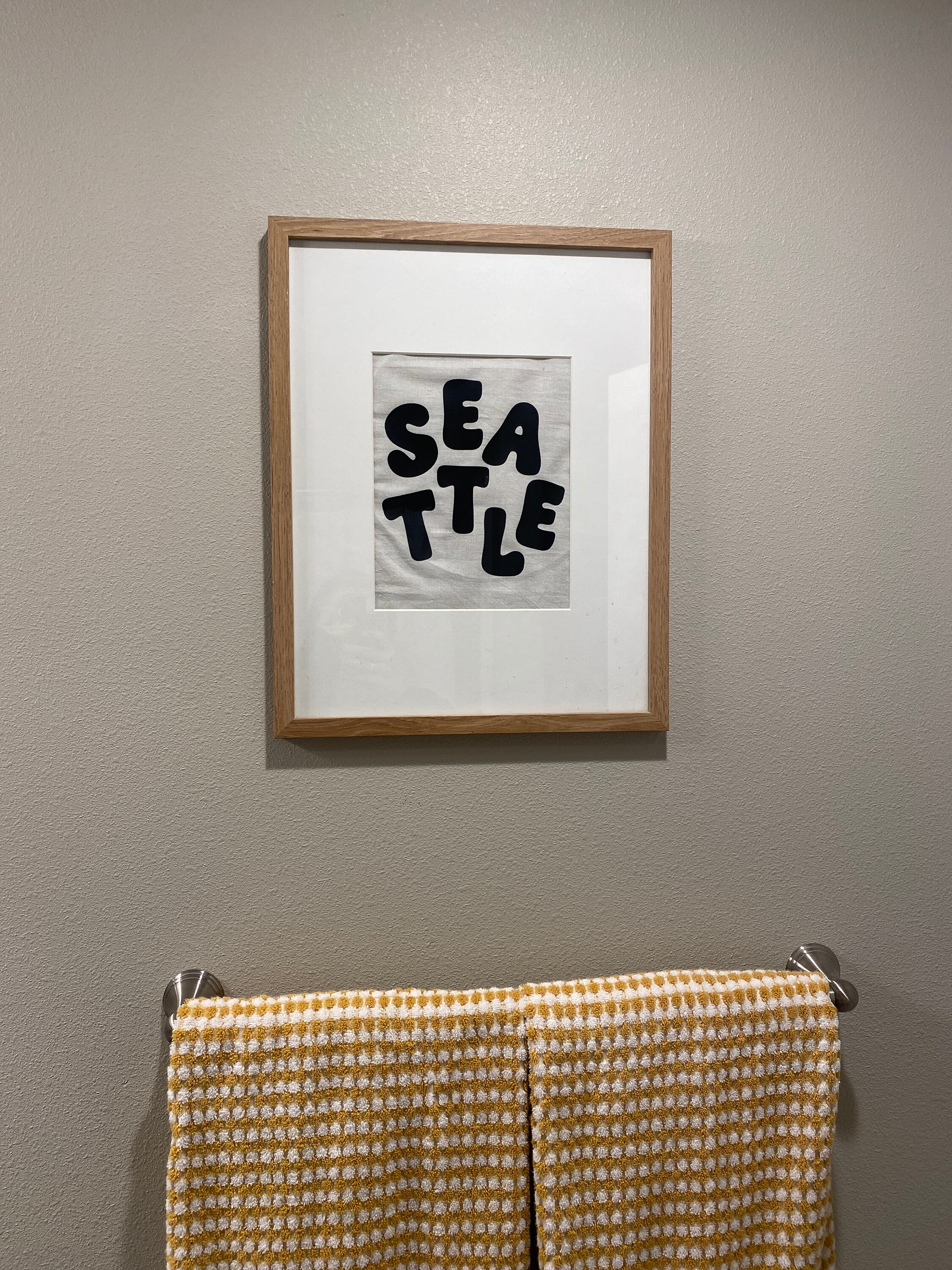 Custom Lettering Wall Art on Cotton State College Gift - Etsy