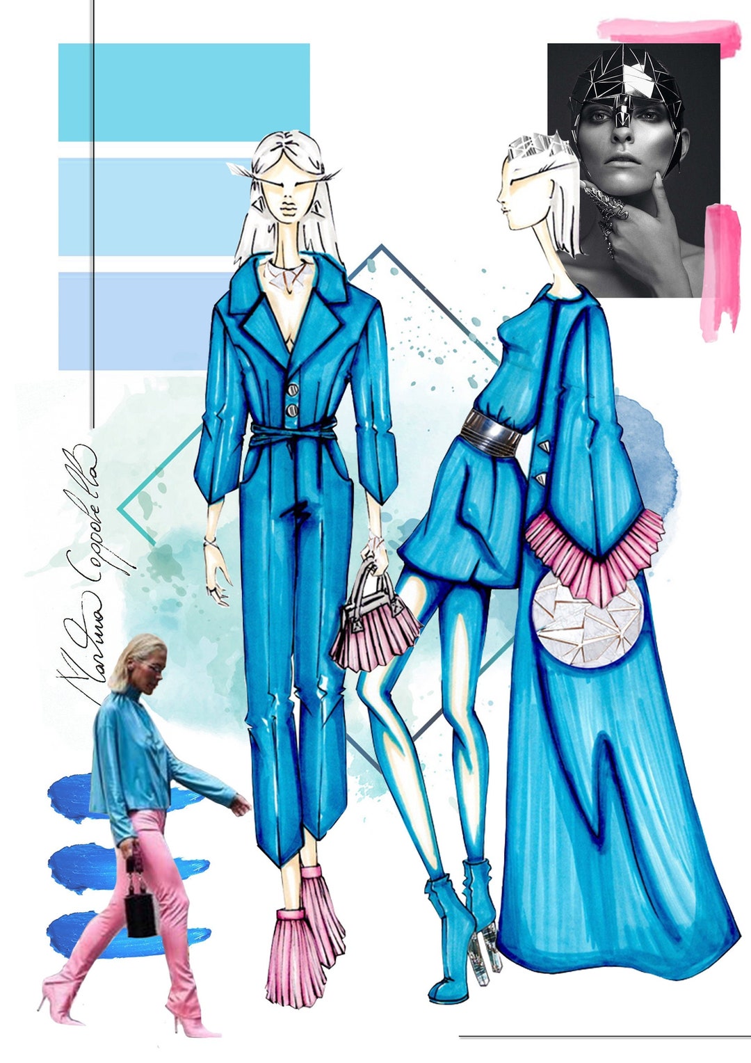 Costume Your Fashion Sketches - Etsy