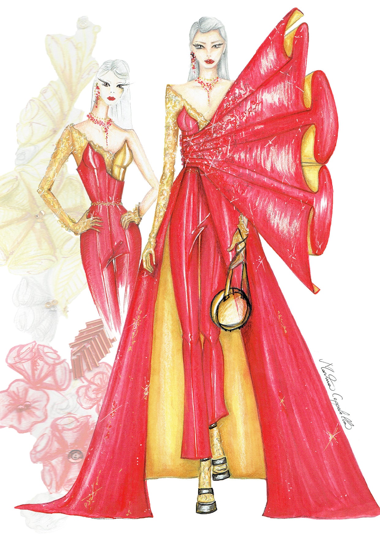 Costume Your Fashion Sketches - Etsy
