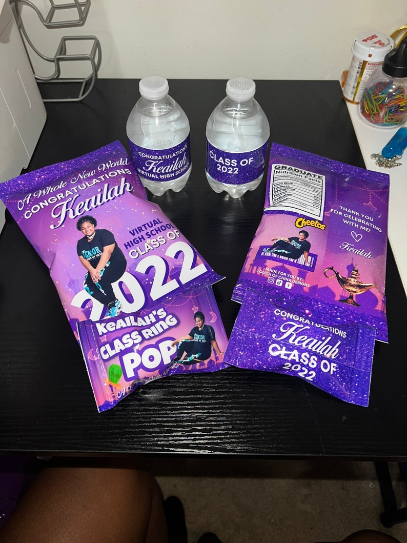 Printed and Assembled Custom Party Favor Labels. Custom Party Favor ...