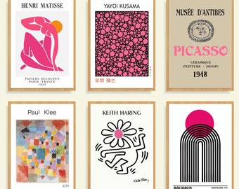 Keith Haring and Paul Klee Wall Art - Etsy