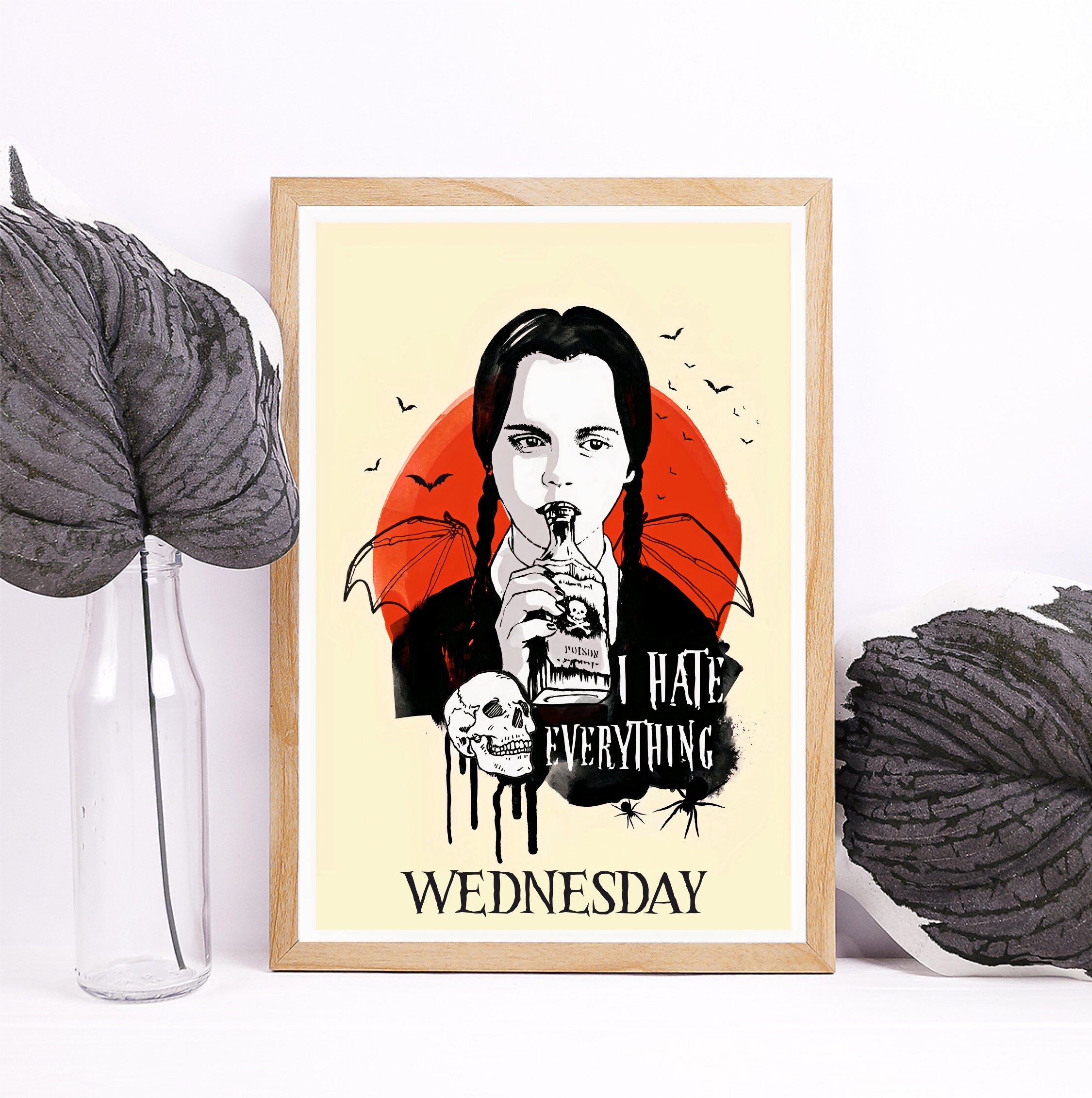 Wednesday Addams Posters, Wednesday Adams Family Print