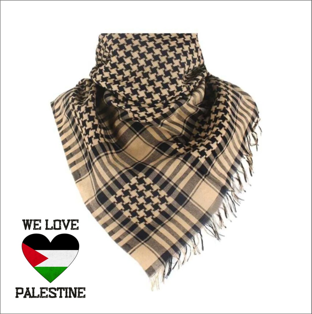 Kufiya Arab Style Keffiyeh Palestine Scarf Palestine - Etsy Australia