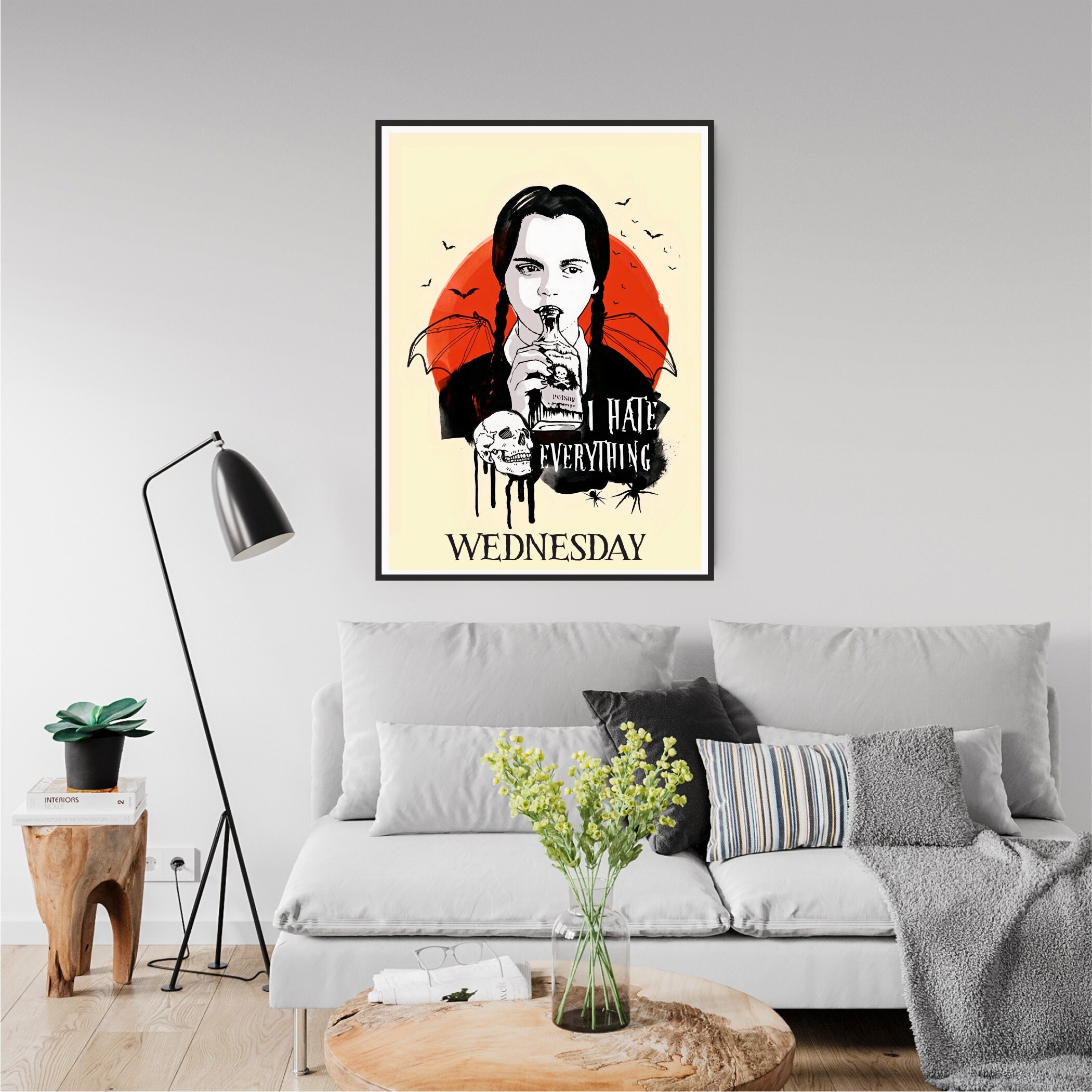 Wednesday Addams Posters, Wednesday Adams Family Print