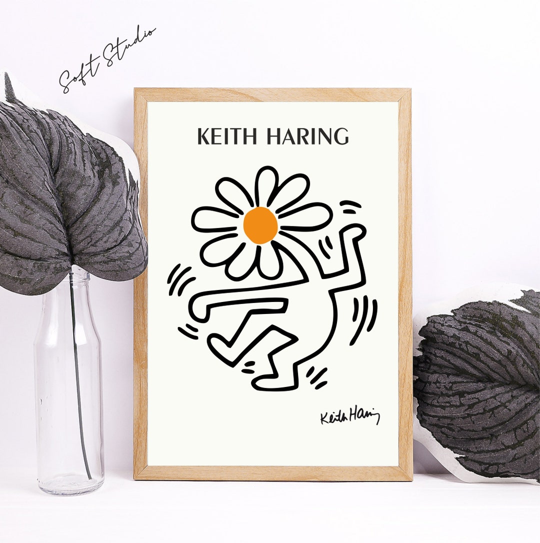 Keith Haring Prints Exhibition Gallery Wall Decor Keith Haring Music ...