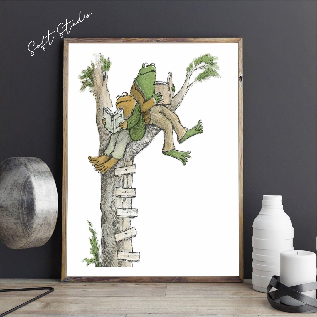 Frog and Toad Poster Frog and Toad on Bicycle Poster Frog and Toad Book ...