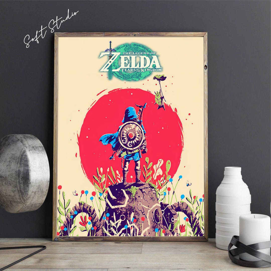 Hyrule Poster Legend of Zelda Posters Breath of the Wild Posters Zelda ...