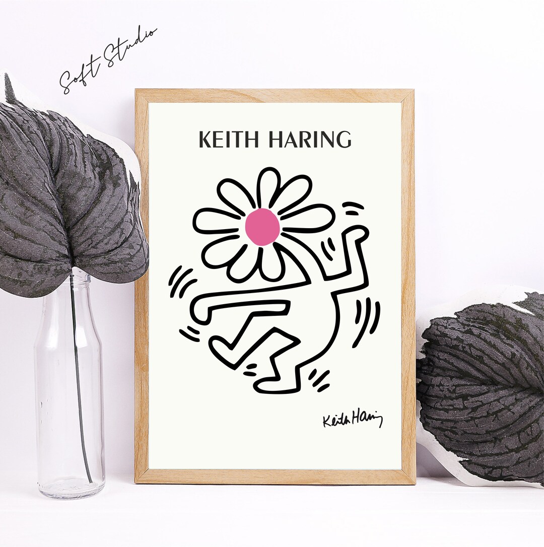 Keith Haring Music Poster Contemporary Wall Art Keith Haring Dance ...