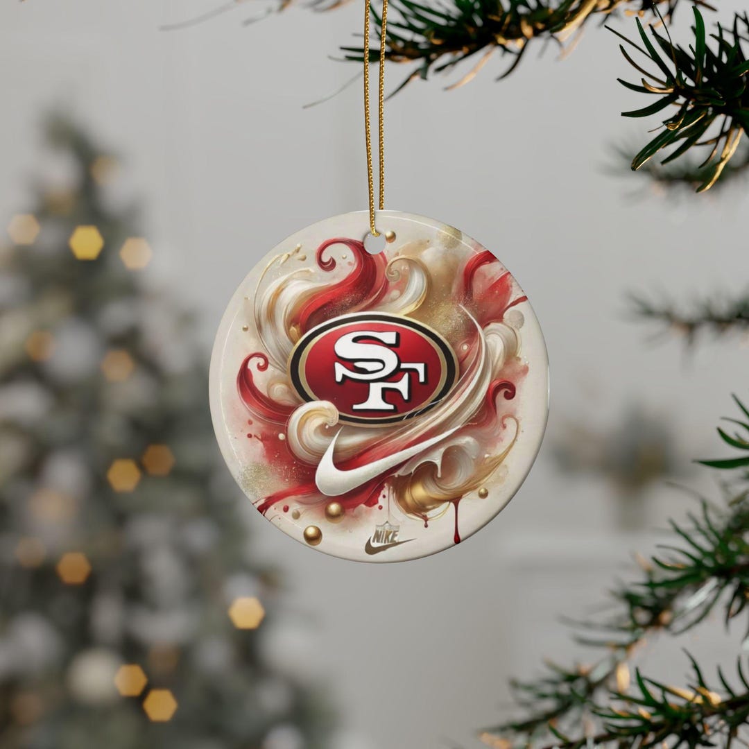 San Francisco 49ers Ceramic Ornaments 1 or 5 Pcs - Etsy