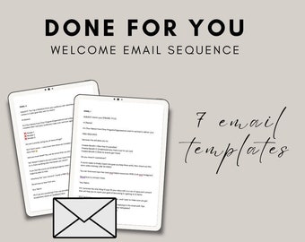 Email Sequence Template - Etsy