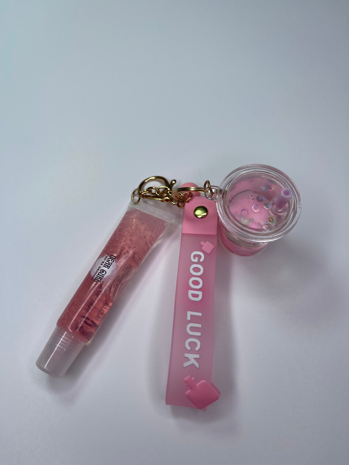 Pink Unicorn Liquid Keychain Juice Cup Boba Keychain - Etsy