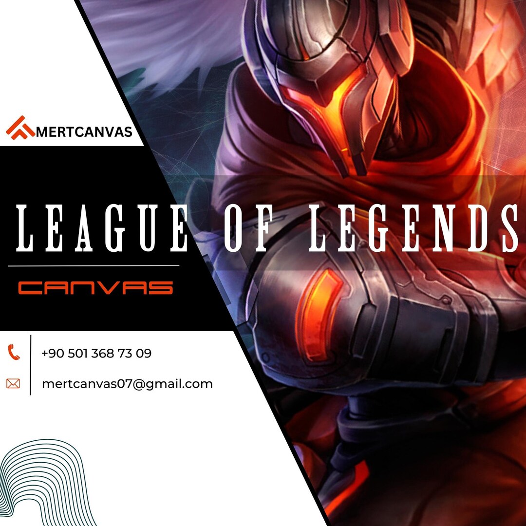 Yasuo League of Legends Lol Poster Canvas Wall Art Decor Boys - Etsy