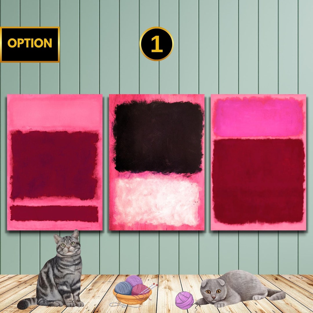 Mark Rothko Style Mark Rothko Canvas Rothko Exhibition Poster - Etsy