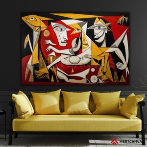 Pablo Picasso Guernica Style Canvas Pablo Picasso Abstract Canvas ...