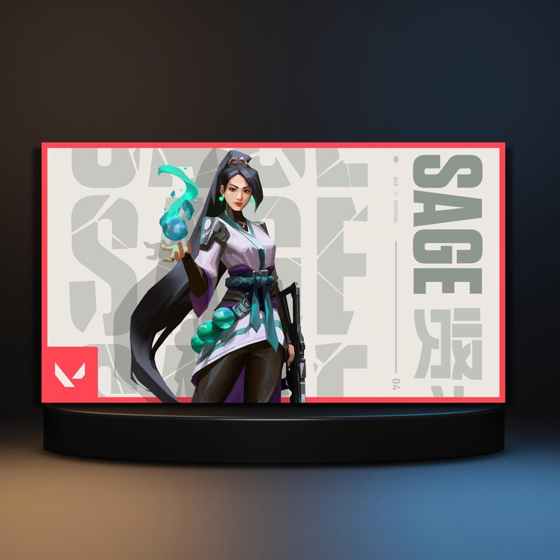 Sage Valorant Sage Poster Valorant Sage Canvas Valorant Poster - Etsy ...