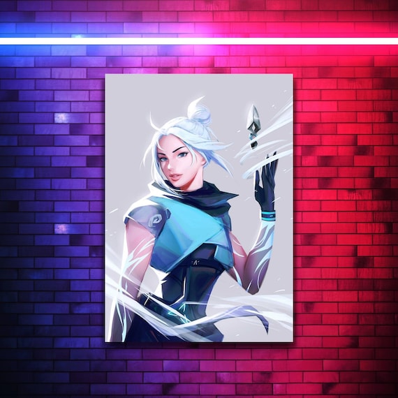 Jett Valorant Poster Valorant Canvas Valorant Jett Poster - Etsy Canada