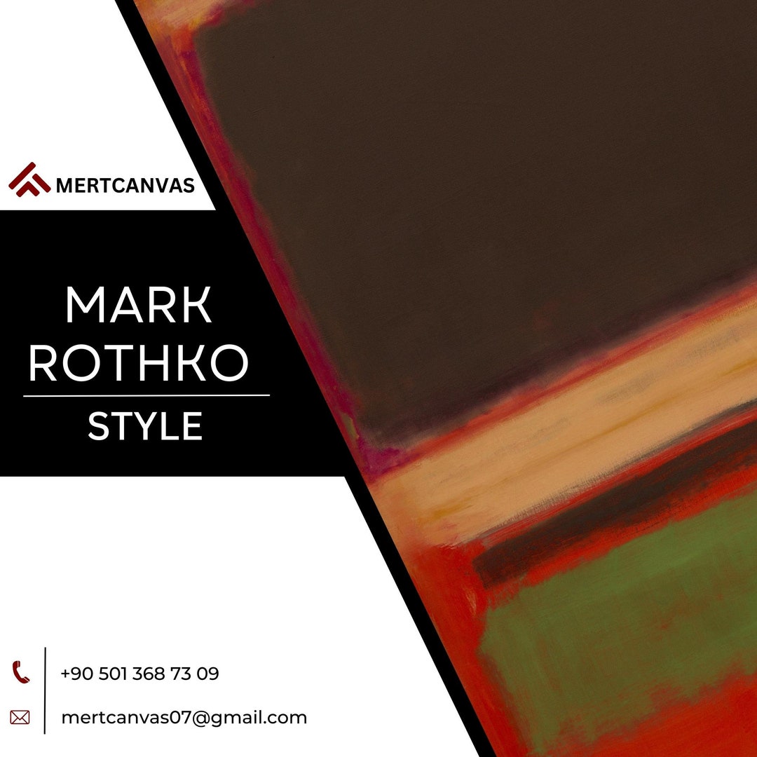 Mark Rothko Style Mark Rothko Print Mark Rothko Canvas Panel - Etsy