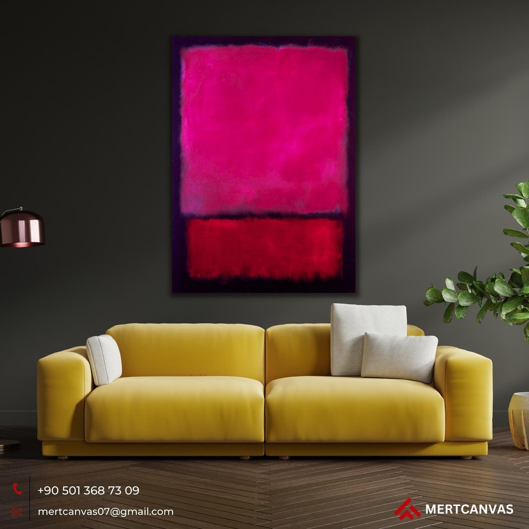 Mark Rothko Style Mark Rothko Canvas Rothko Exhibition Poster - Etsy