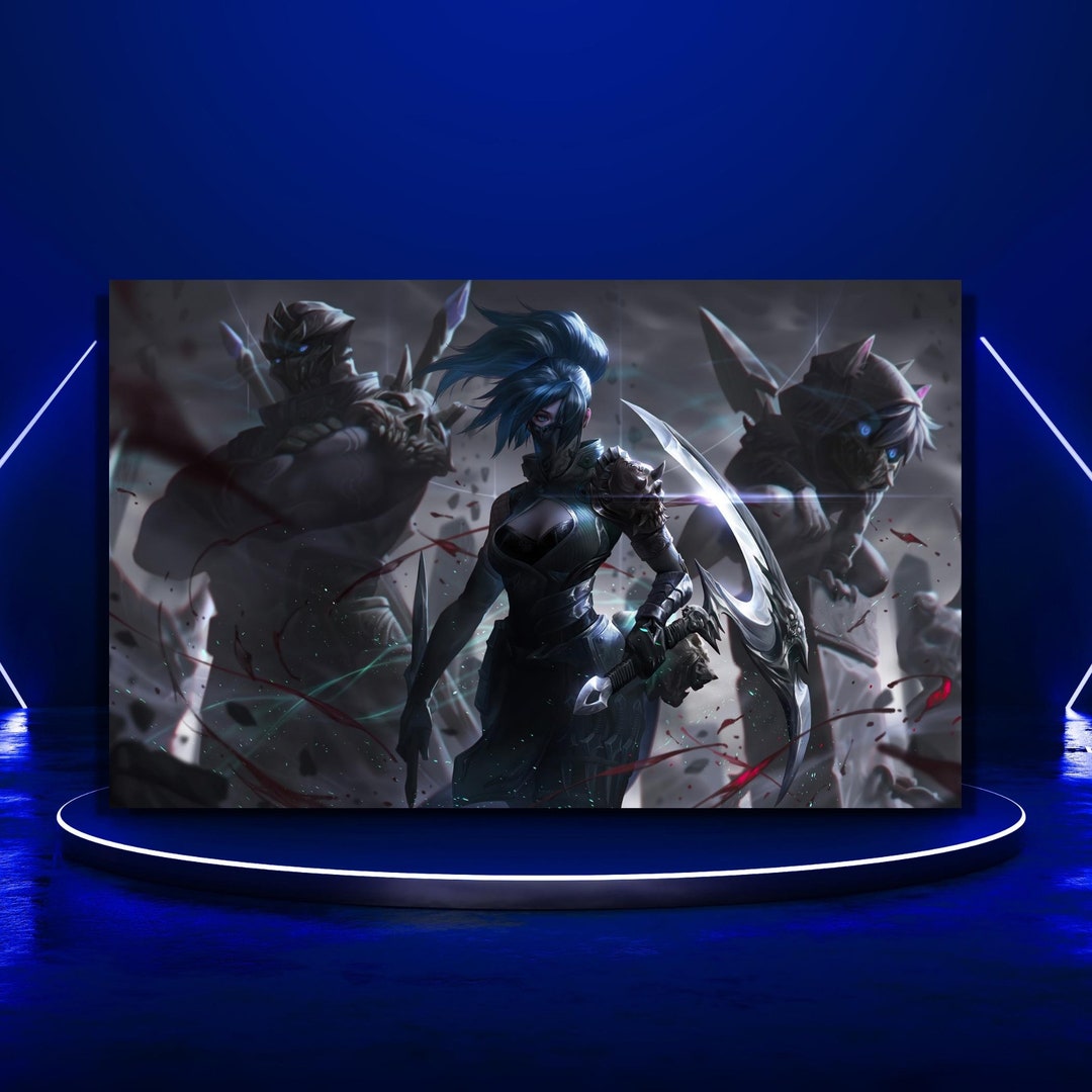 Grost/runner/akali League of Legends League of Legends Canvas Art ...
