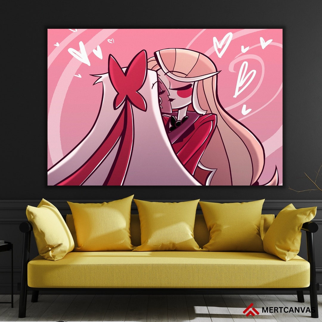 Alastor Poster Alastor Canvas Hazbin Hotel Art Demon Character Design ...