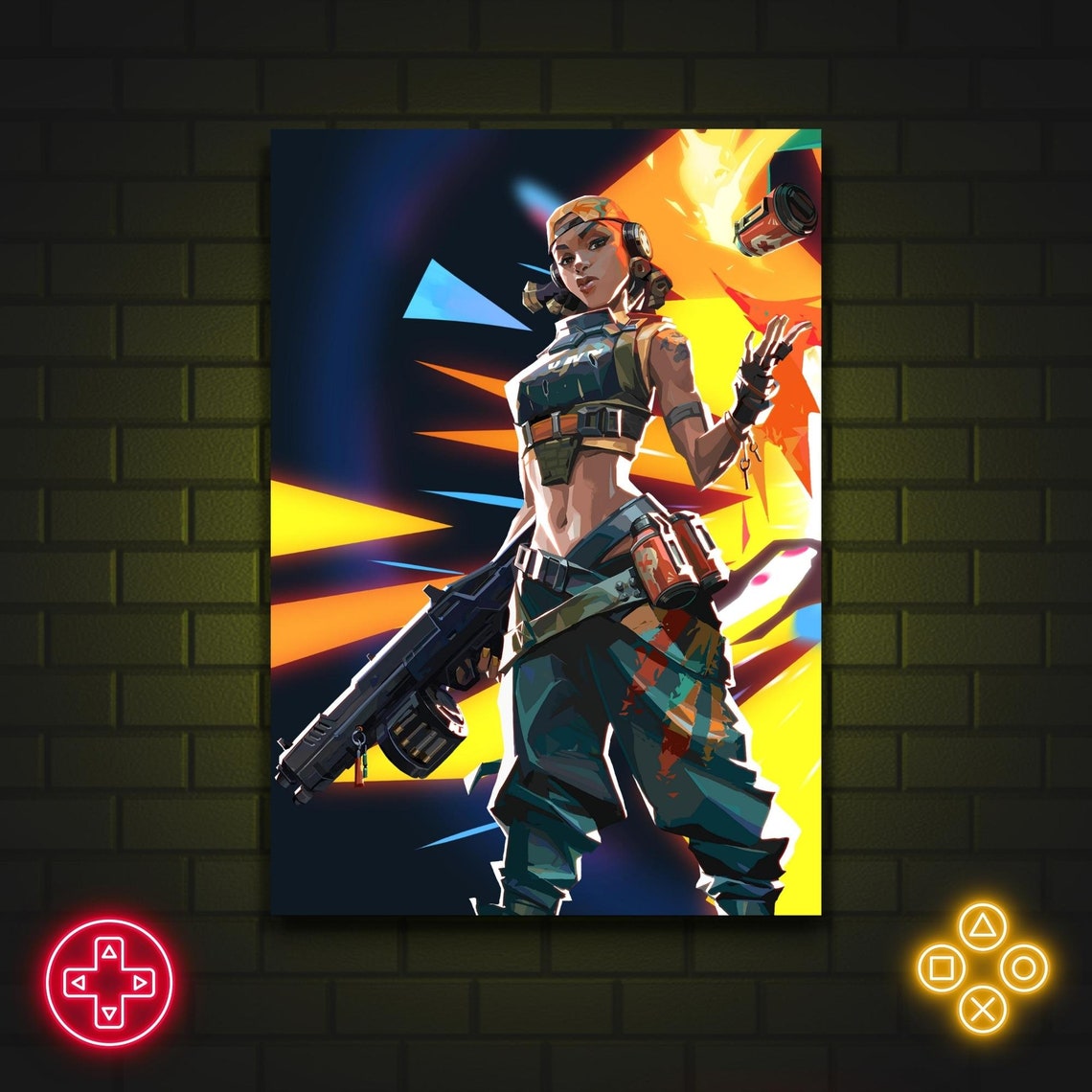 Raze Valorant Poster Valorant Canvas Valorant Raze Poster - Etsy Singapore
