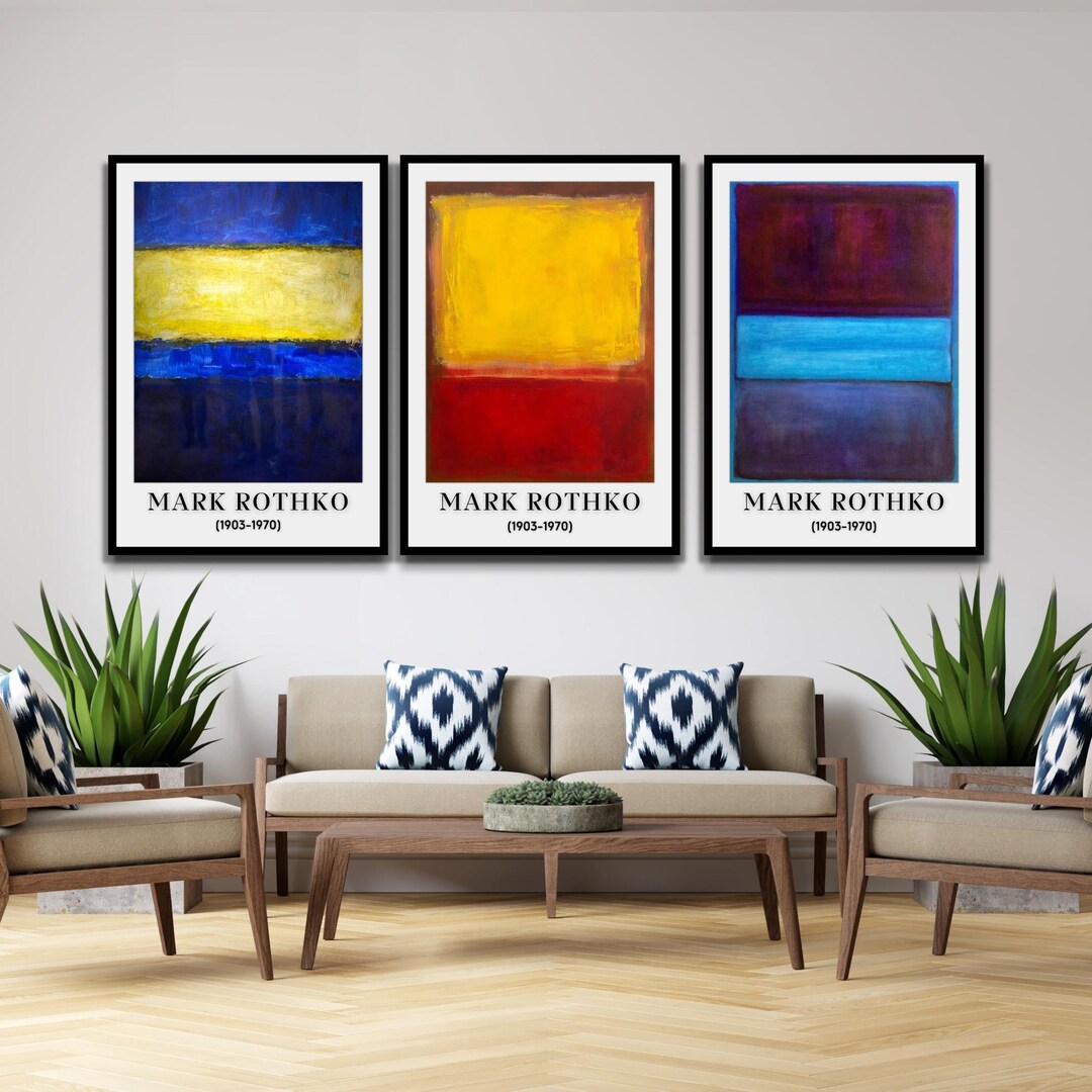Mark Rothko Style Mark Rothko Canvas Rothko Exhibition Poster Mark ...