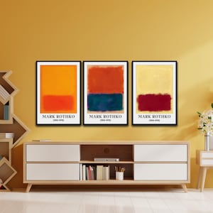 Mark Rothko Style Mark Rothko Canvas Rothko Exhibition Poster Mark ...