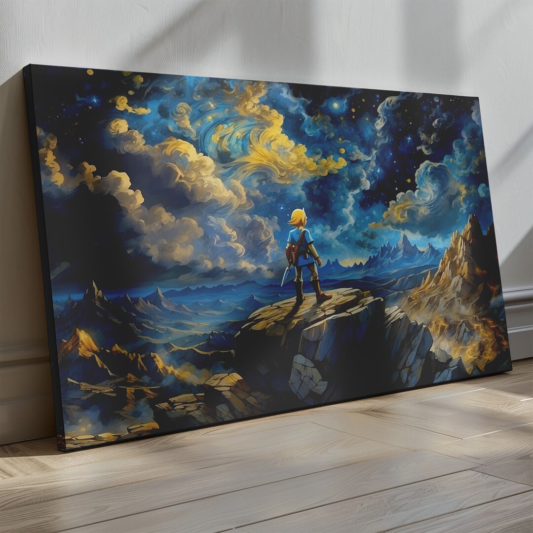 Legend of Zelda Canvas Poster Anime Fan Arts Legend of Zelda Link Zelda ...