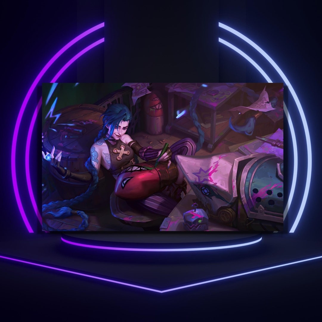 Jinx Poster Jinx League of Legends League of Legends Canvas - Etsy