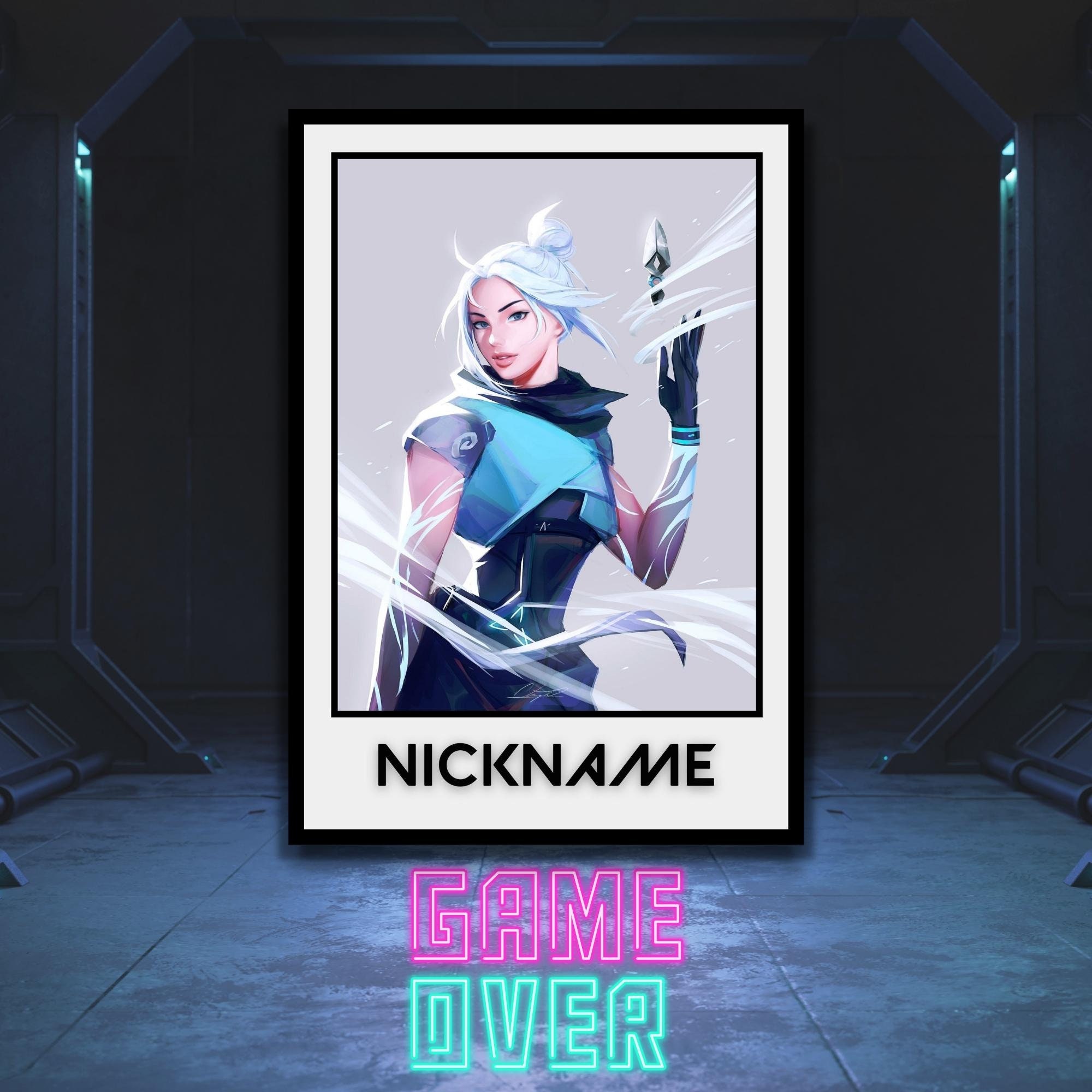 Personalized Poster Jett Valorant Poster Valorant Canvas - Etsy UK