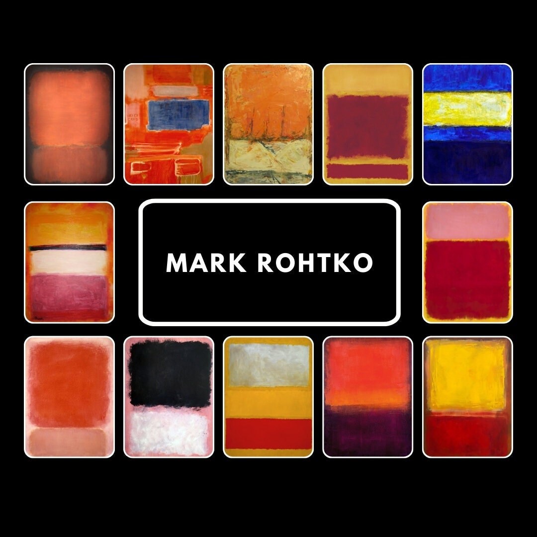Rothko Exhibition, Mark Rothko Print, Rothko Exhibition Poster, Modern ...