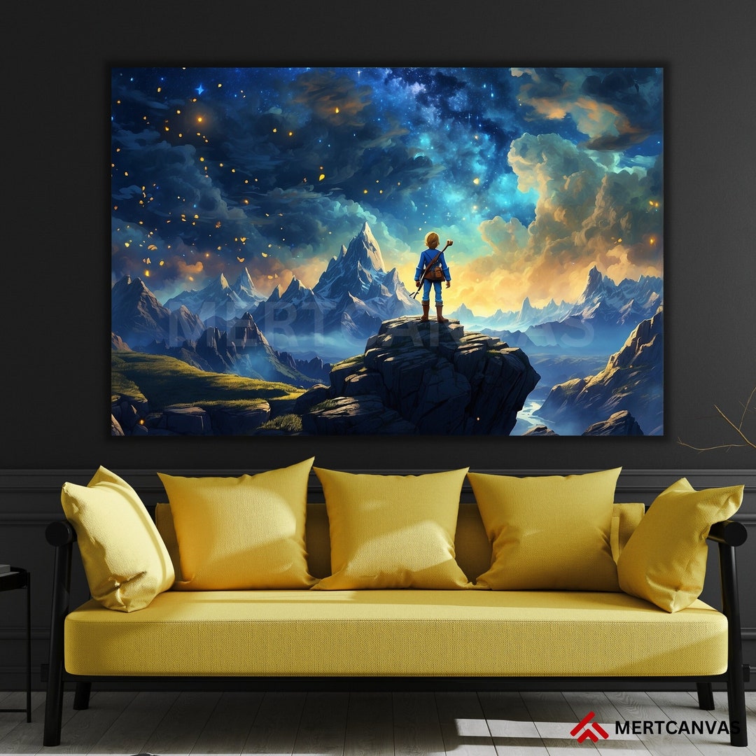 The Legend of Zelda Canvas Poster Anime Fan Arts Legend of Zelda Link ...