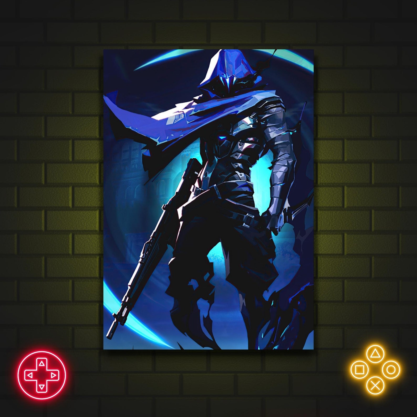 Omen Valorant Poster Valorant Canvas Valorant Omen Poster - Etsy