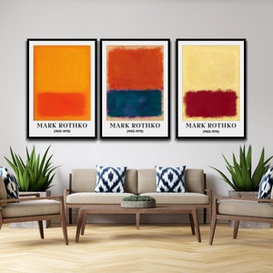 Mark Rothko Style Mark Rothko Canvas Rothko Exhibition Poster Mark ...