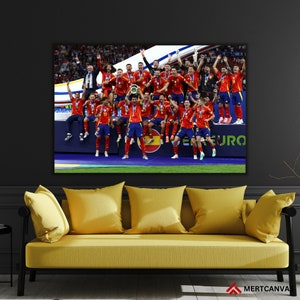 Spain Euro 2024 Champions Poster Spain Euro 2024 Euro 2024 Poster Gift ...