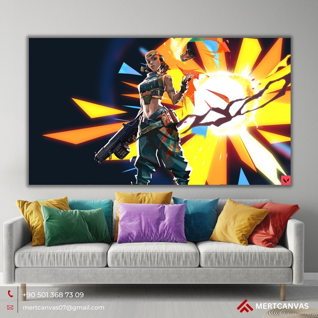 Raze Valorant Poster Valorant Canvas Valorant Raze Poster - Etsy Canada