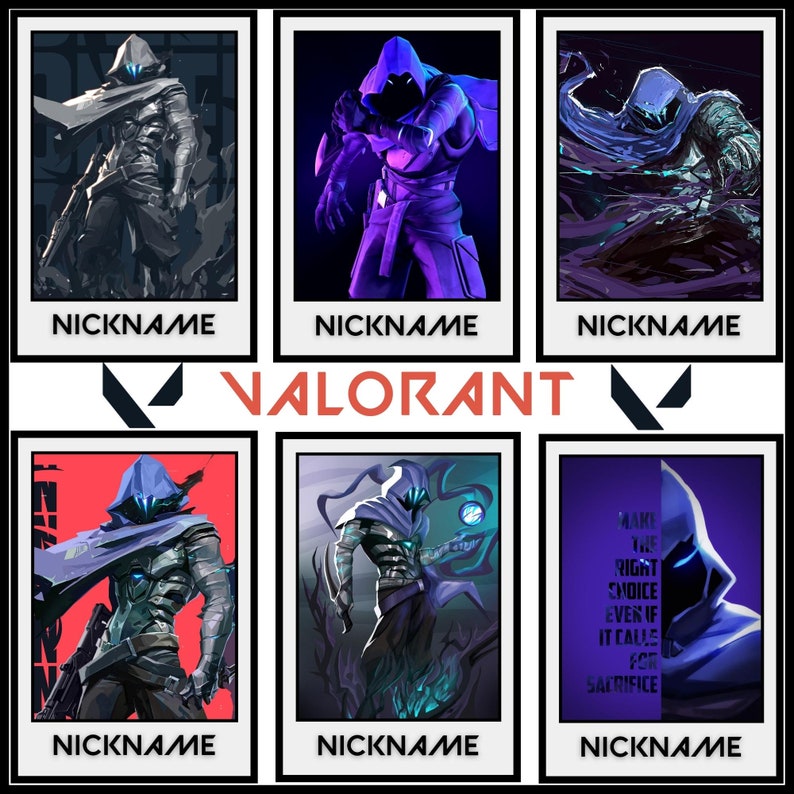 Personalized Poster Omen Valorant Poster Valorant Canvas - Etsy