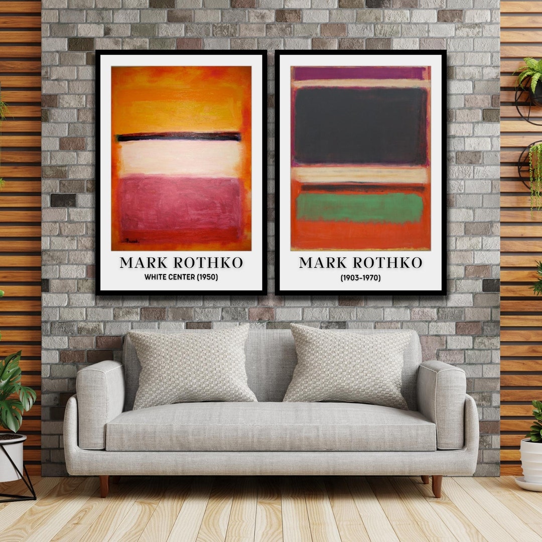 Mark Rothko Art Mark Rothko Leinwand Rothko Ausstellung Poster - Etsy.de