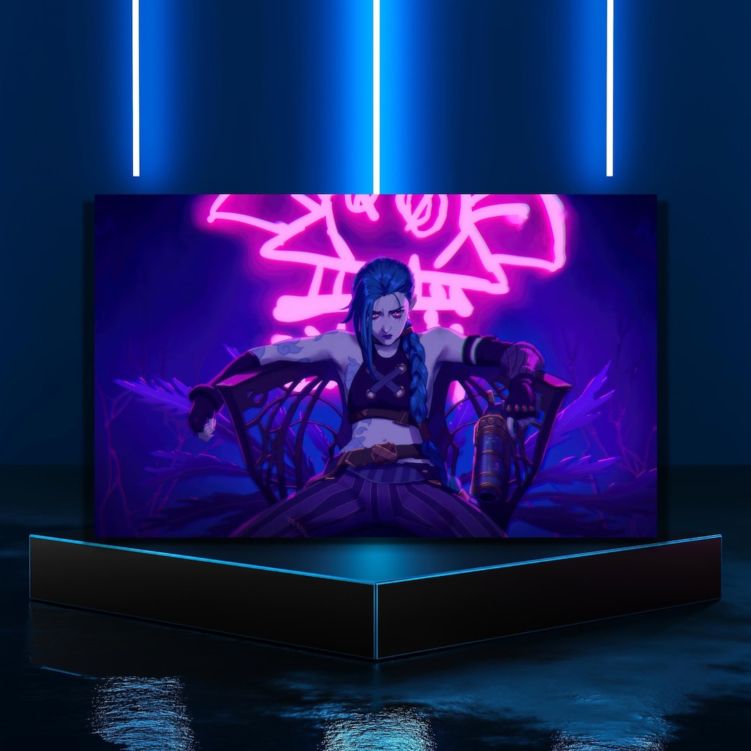 Jinx Poster Jinx League of Legends League of Legends Canvas League of ...