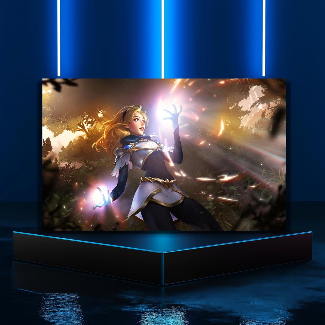 Lux League of Legends League of Legends Canvas Art League of Legends ...